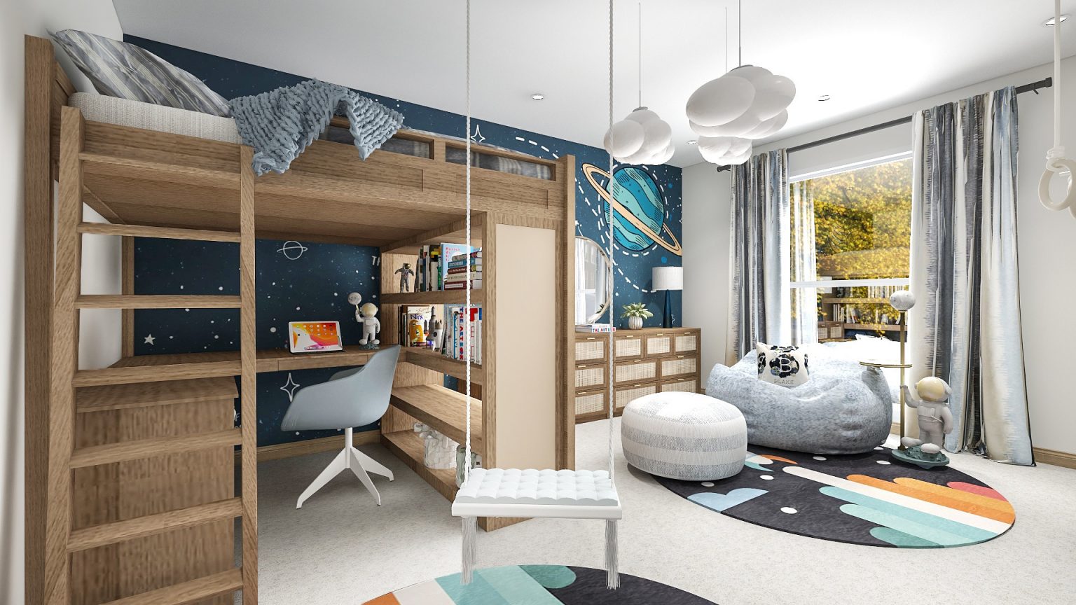 Max's Whimsical Explorer's Den - Mondan & Co Interiors