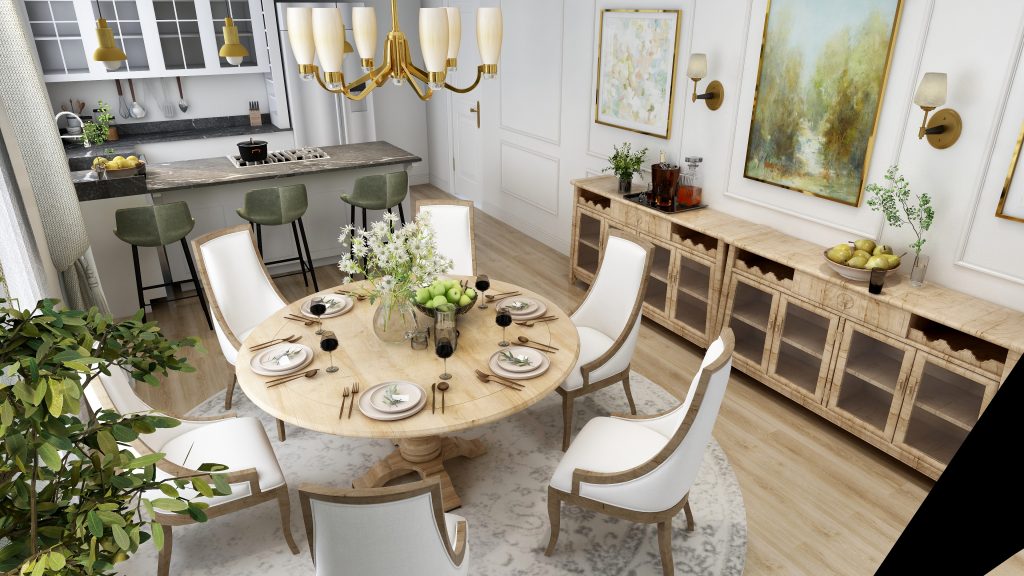 Eleanor's Timeless Traditional Dining Room - Mondan & Co Interiors